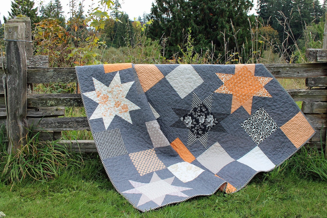 Enchanted Stars Quilt PDF Pattern - Etsy