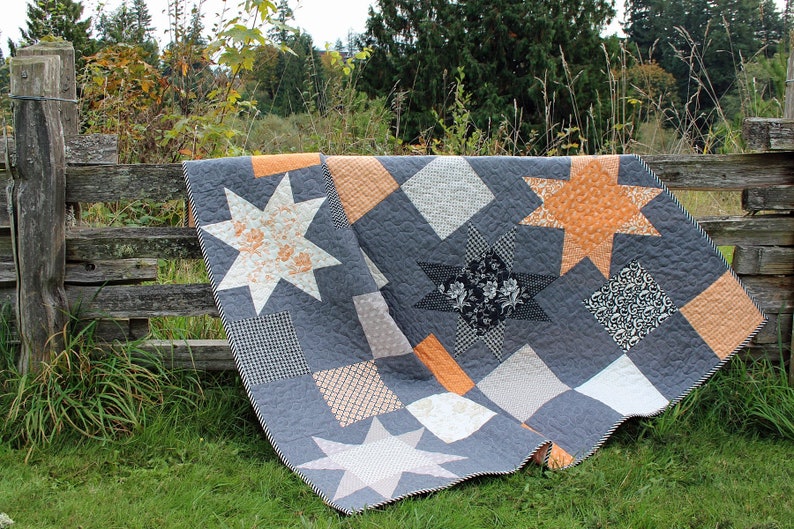 Enchanted Stars Quilt PDF Pattern | Etsy