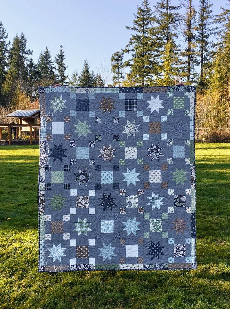 Chain of Stars Quilt PDF Pattern - Etsy