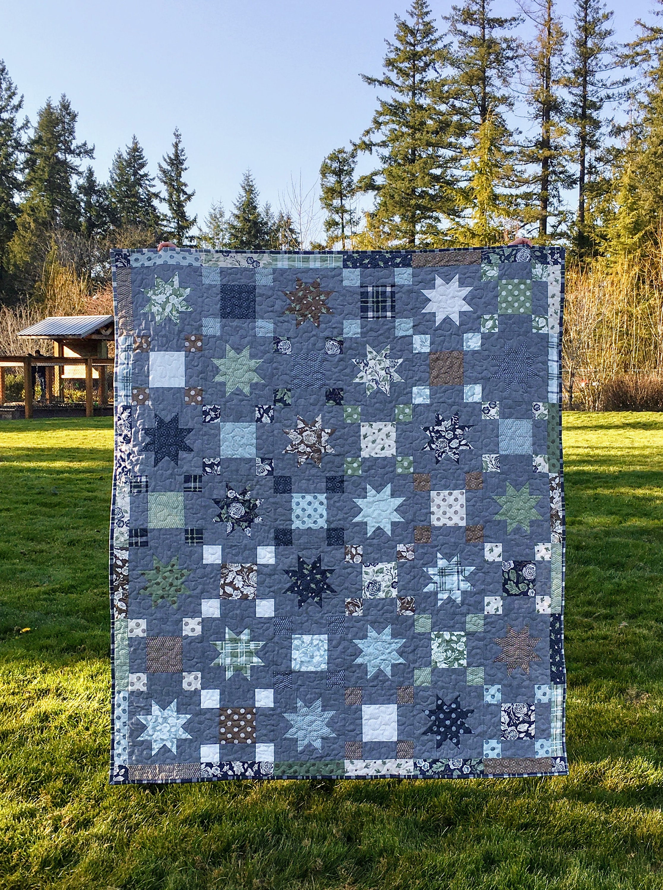 Chain of Stars Quilt PDF Pattern - Etsy Canada