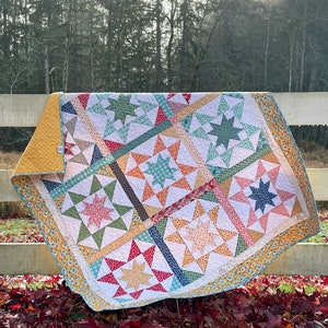 Starlight Double Quilt - PDF Pattern - Etsy