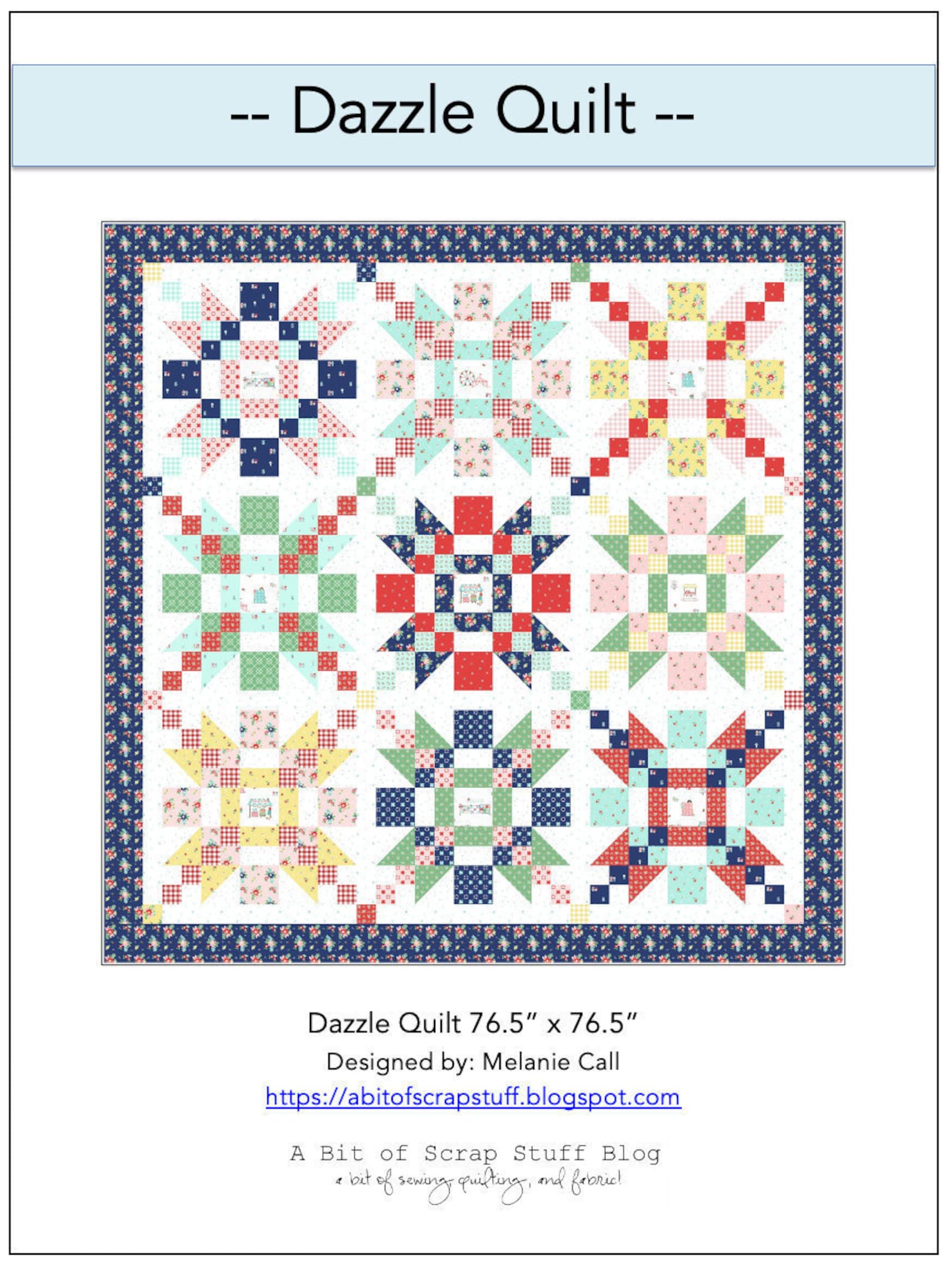 Dazzle Quilt Pattern - PDF - Etsy