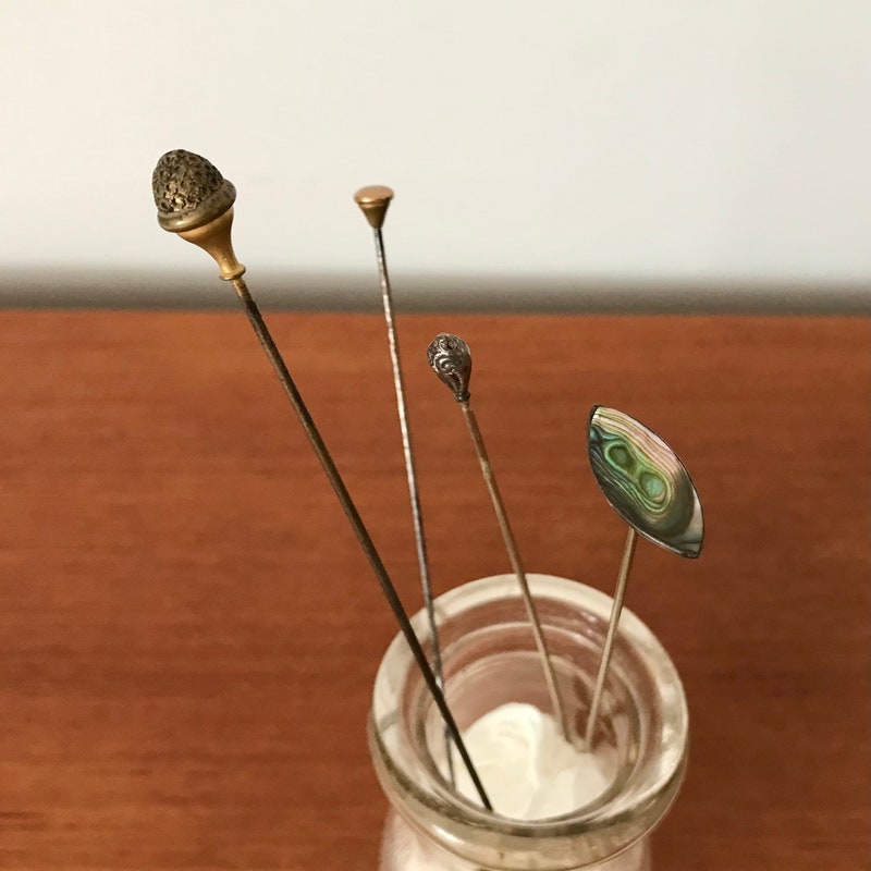 Antique Hat Pins - Etsy