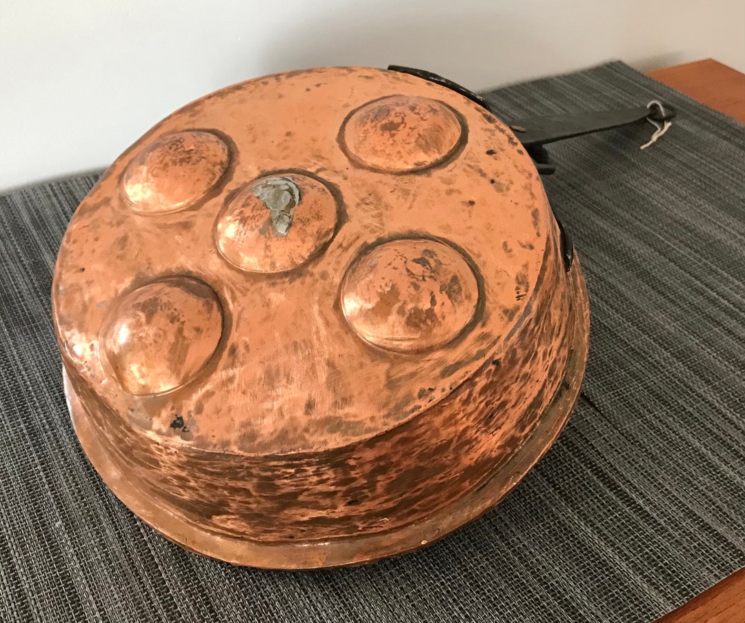 Antique Copper Escargot Pan, 1920s or Earlier, Decorative Escargot ...