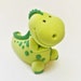Fondant Dinosaur Cake Topper With Spikes and Spots 1st - Etsy