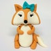 Fondant Fox Cake Topper Woodland Forest Animal 1st Birthday - Etsy