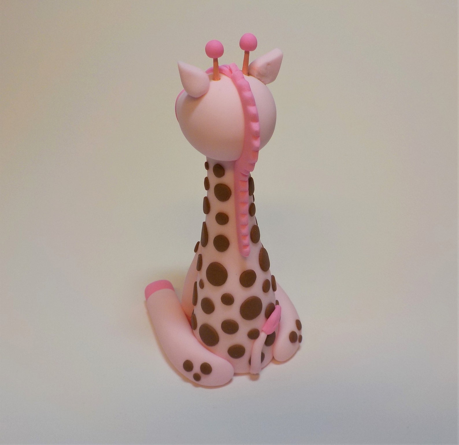 Fondant Giraffe Cake Topper Baby Shower 1st Birthday Safari | Etsy