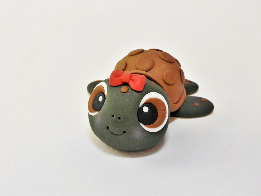 Fondant Turtle Cake Topper 1st Birthday Baby Shower Under the Sea ...