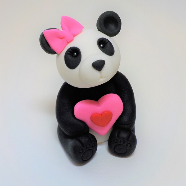 Panda Cake Topper - Etsy