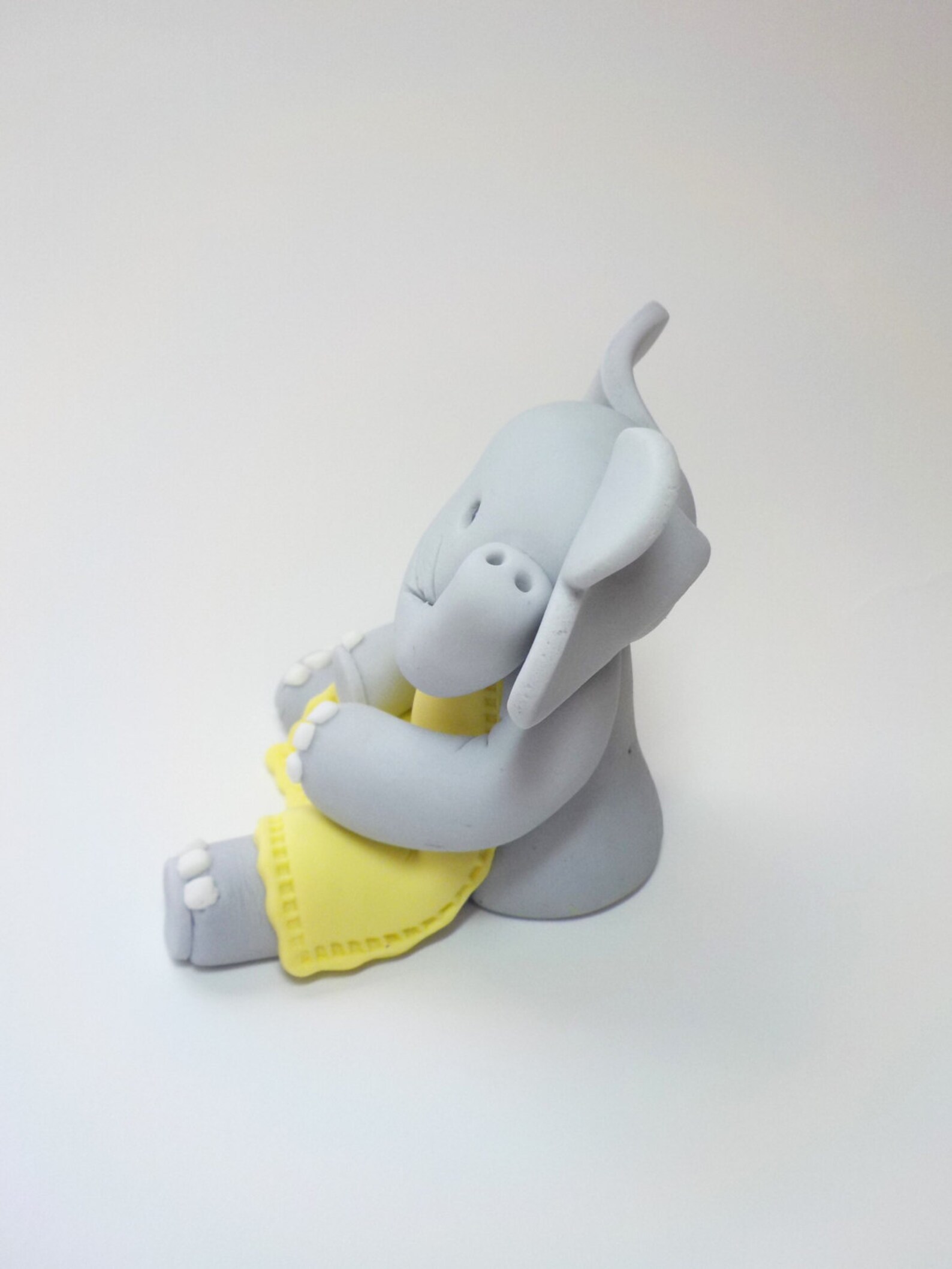 Fondant Elephant Cake Topper 4 Inches With Custom Color | Etsy