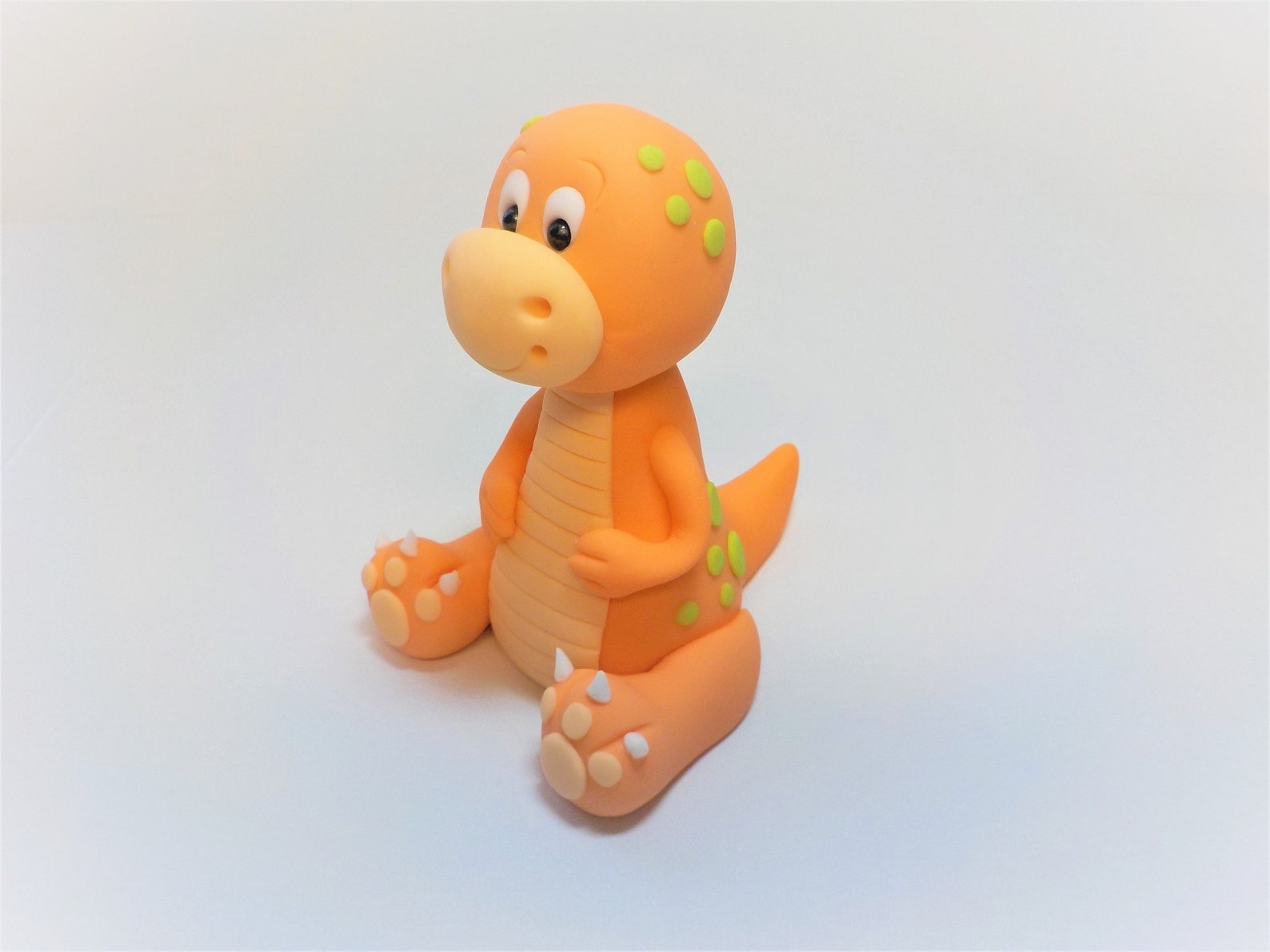 Fondant T-rex Dinosaur Animal Cake Topper 1st Birthday Baby Shower ...