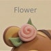 Fondant Squirrel Cake Topper: Woodland Animal, Flower Optional, Forest ...