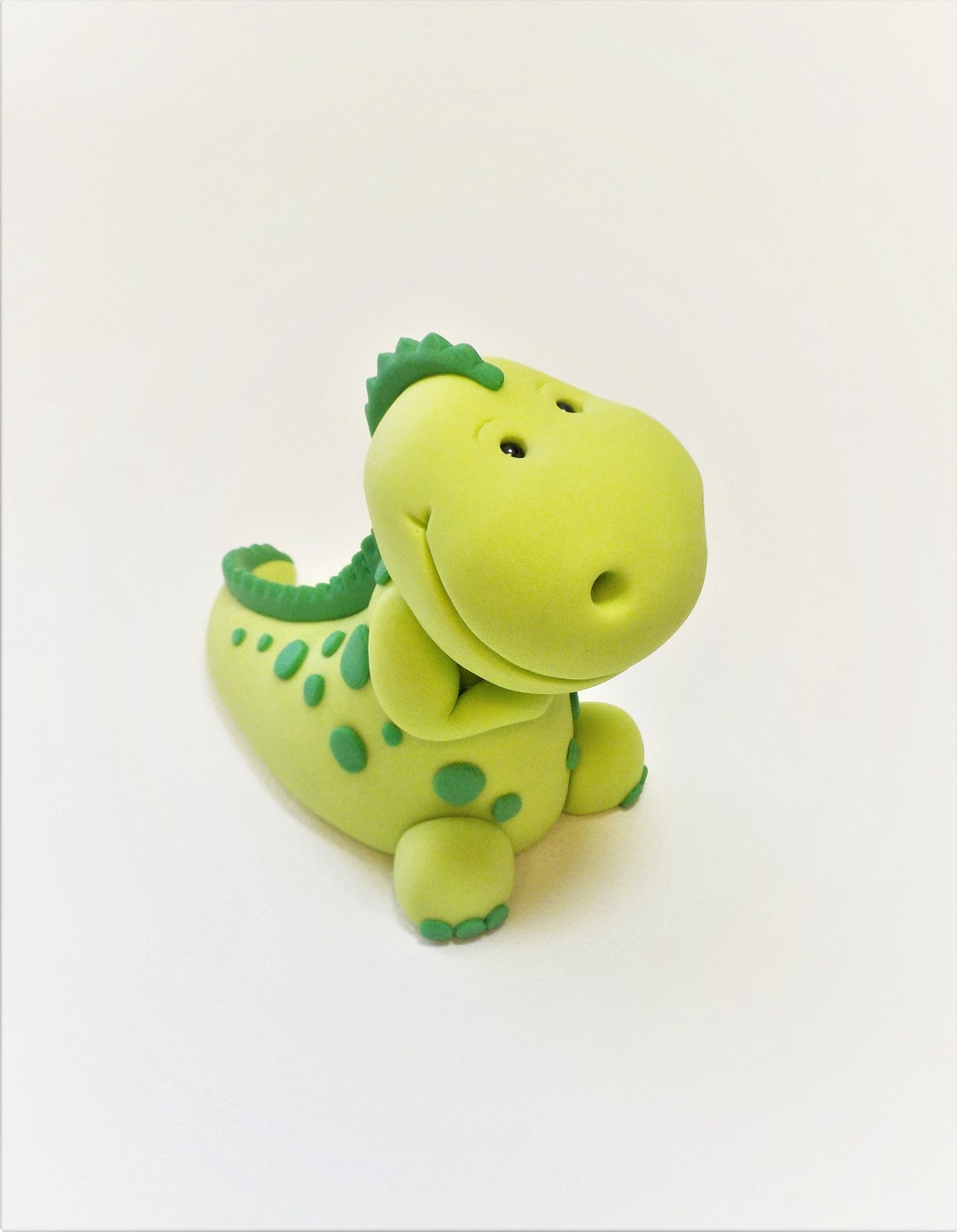 Fondant Dinosaur Cake Topper With Spikes and Spots 1st Birthday Baby ...
