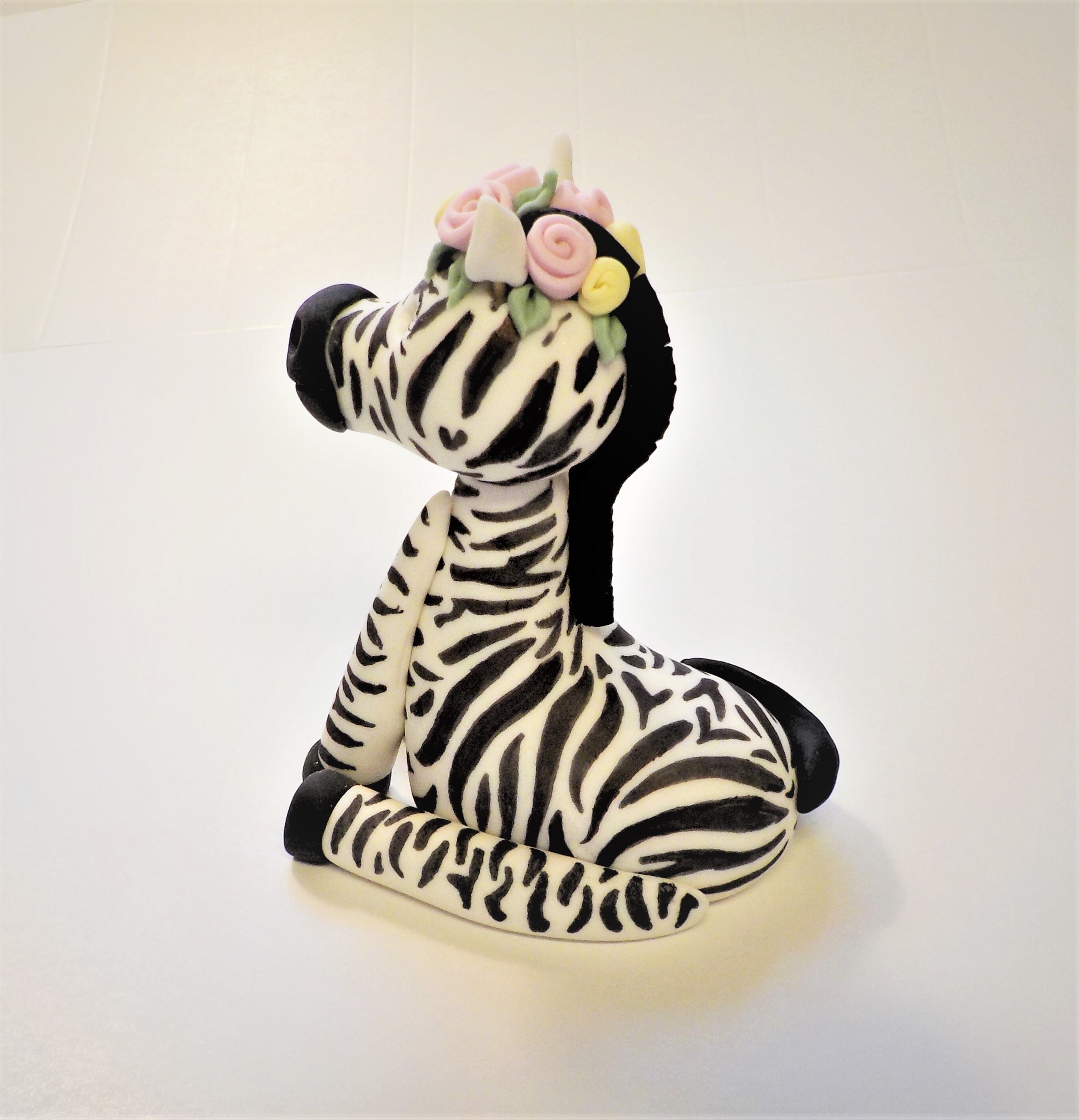 Fondant Zebra Cake Topper Safari Jungle Animal 1st Birthday - Etsy