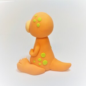 Fondant T-rex Dinosaur Animal Cake Topper 1st Birthday Baby Shower ...