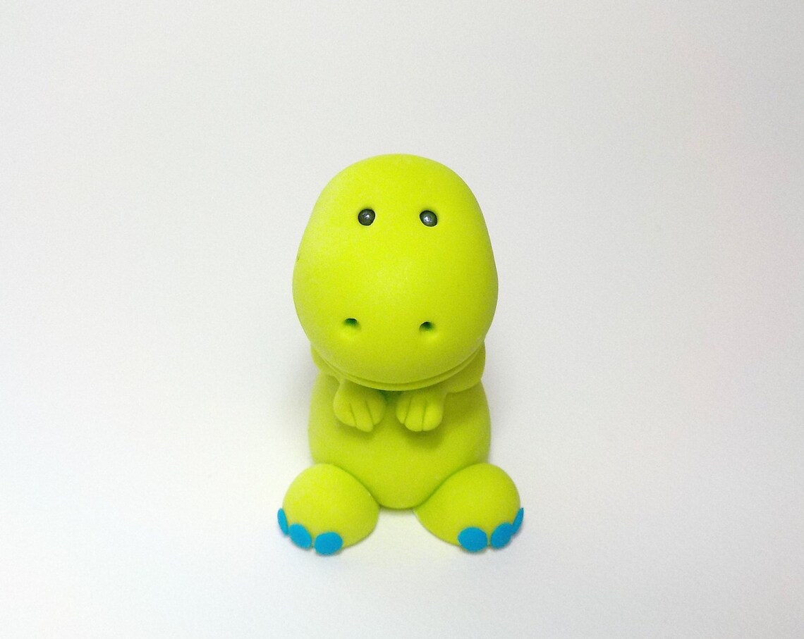 T-rex Dinosaur Fondant Cake Topper 1st Birthday Baby Shower - Etsy UK