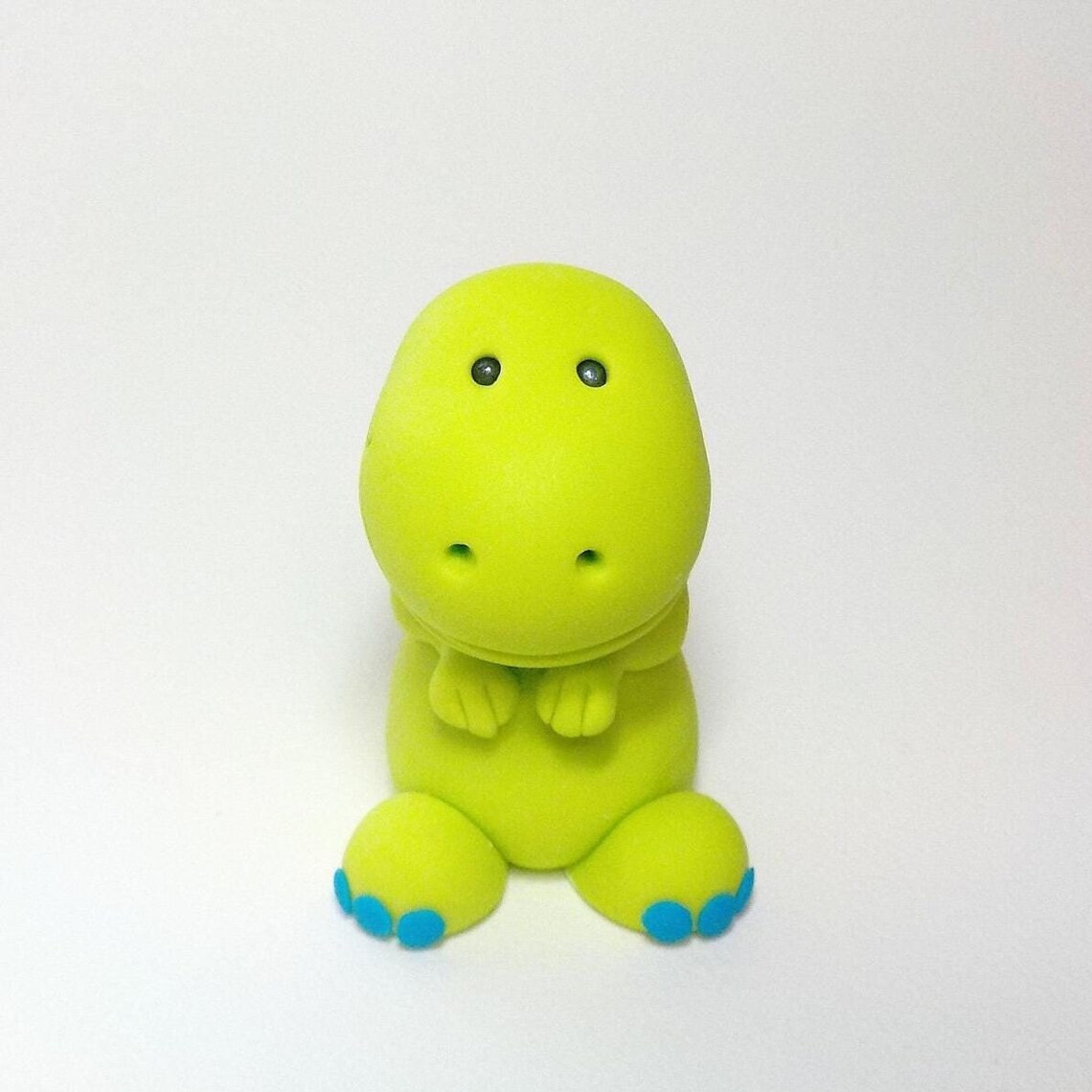 Fondant T-rex Dinosaur Cake Topper: Custom Colors, 1st Birthday - Etsy