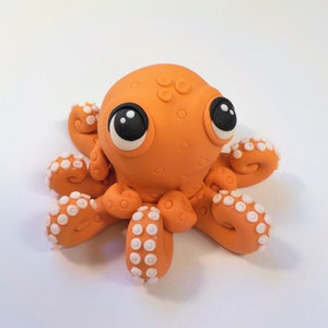 Fondant Octopus Animal Creature Cake Topper Ocean Under the Sea Beach ...