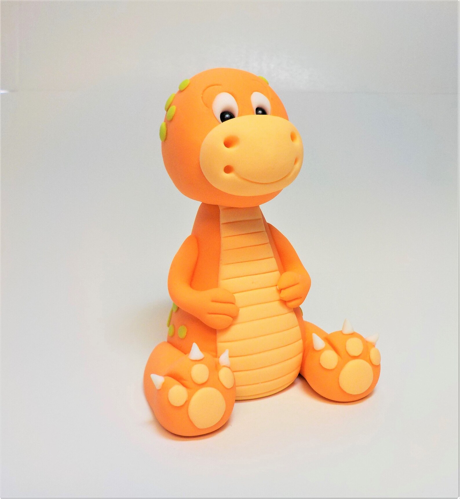 Fondant T-rex Dinosaur Animal Cake Topper 1st Birthday Baby Shower ...