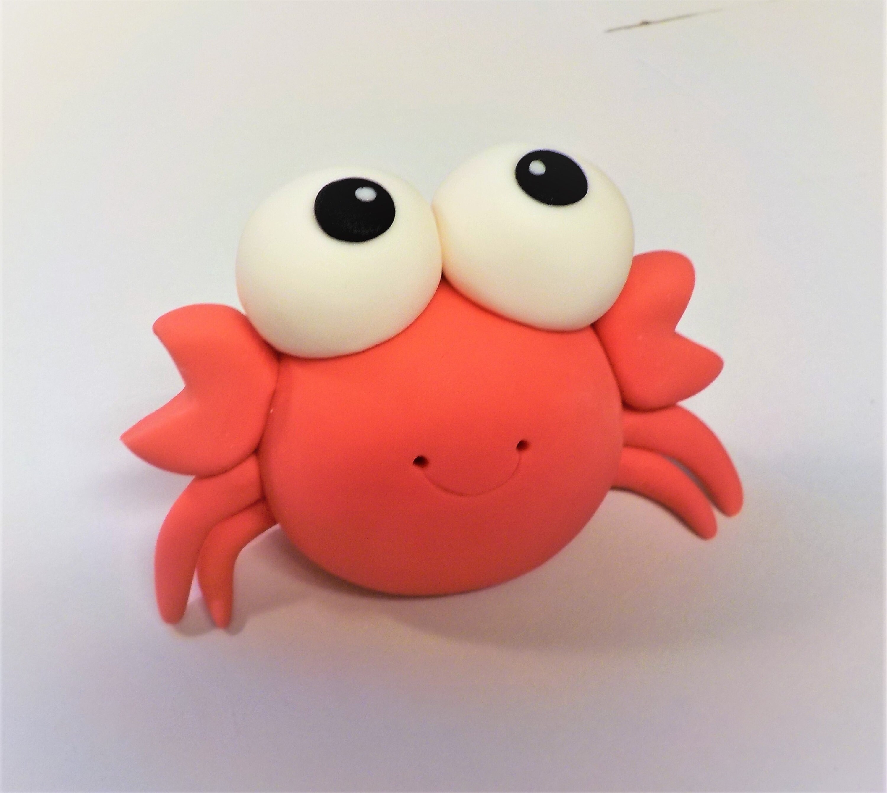 Fondant Sea Crab Cake Topper: Under the Sea Birthday - Etsy