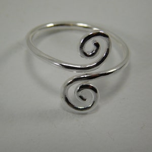 Sterling Silver Wire Ring / Flexible Ring / Great for Large Knuckles - Etsy
