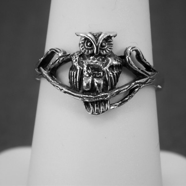 Owl Ring - Etsy