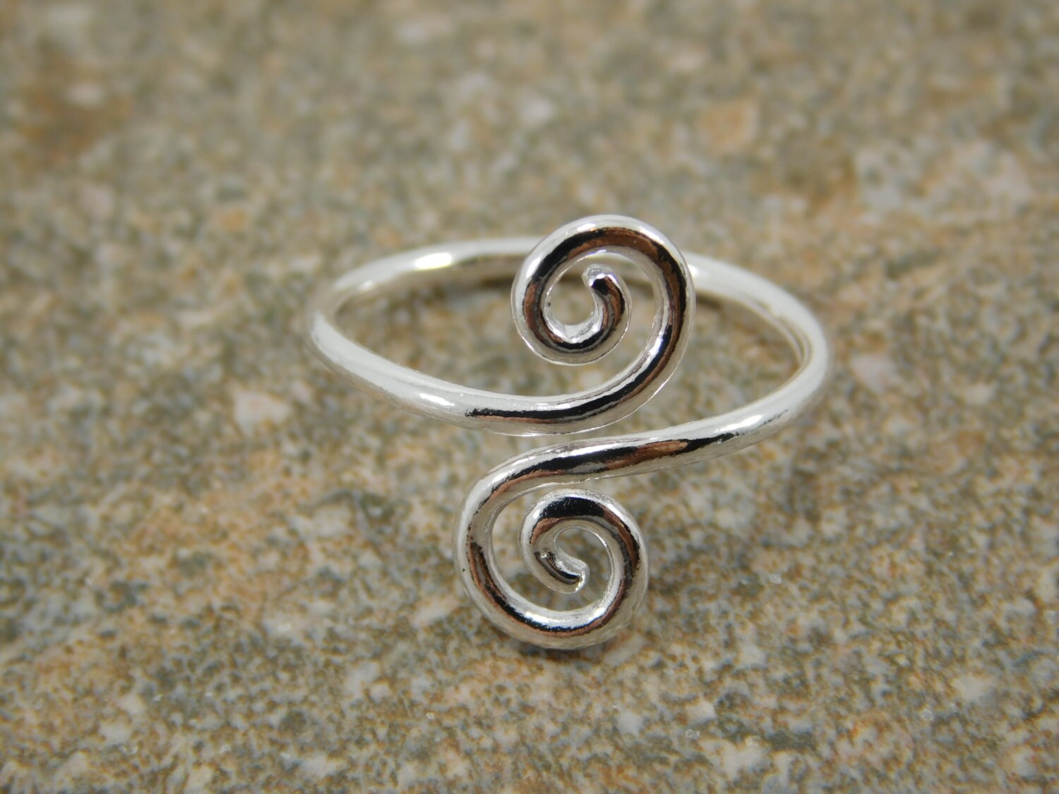 Sterling Silver Wire Ring / Flexible Ring / Great for large | Etsy