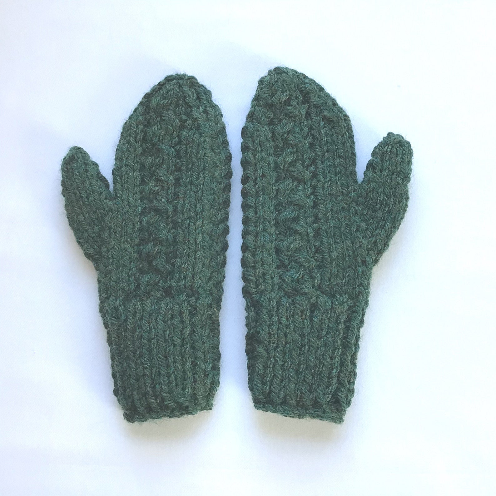 Kids 6 to 9 Yrs Mittens Wool Mix Childs Mittens Cream - Etsy