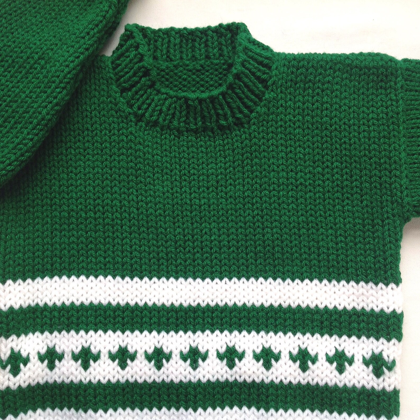 Suéter verde para niños pequeños 12 a 24 meses Suéter de - Etsy España