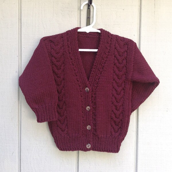 Maroon Sweater - Etsy