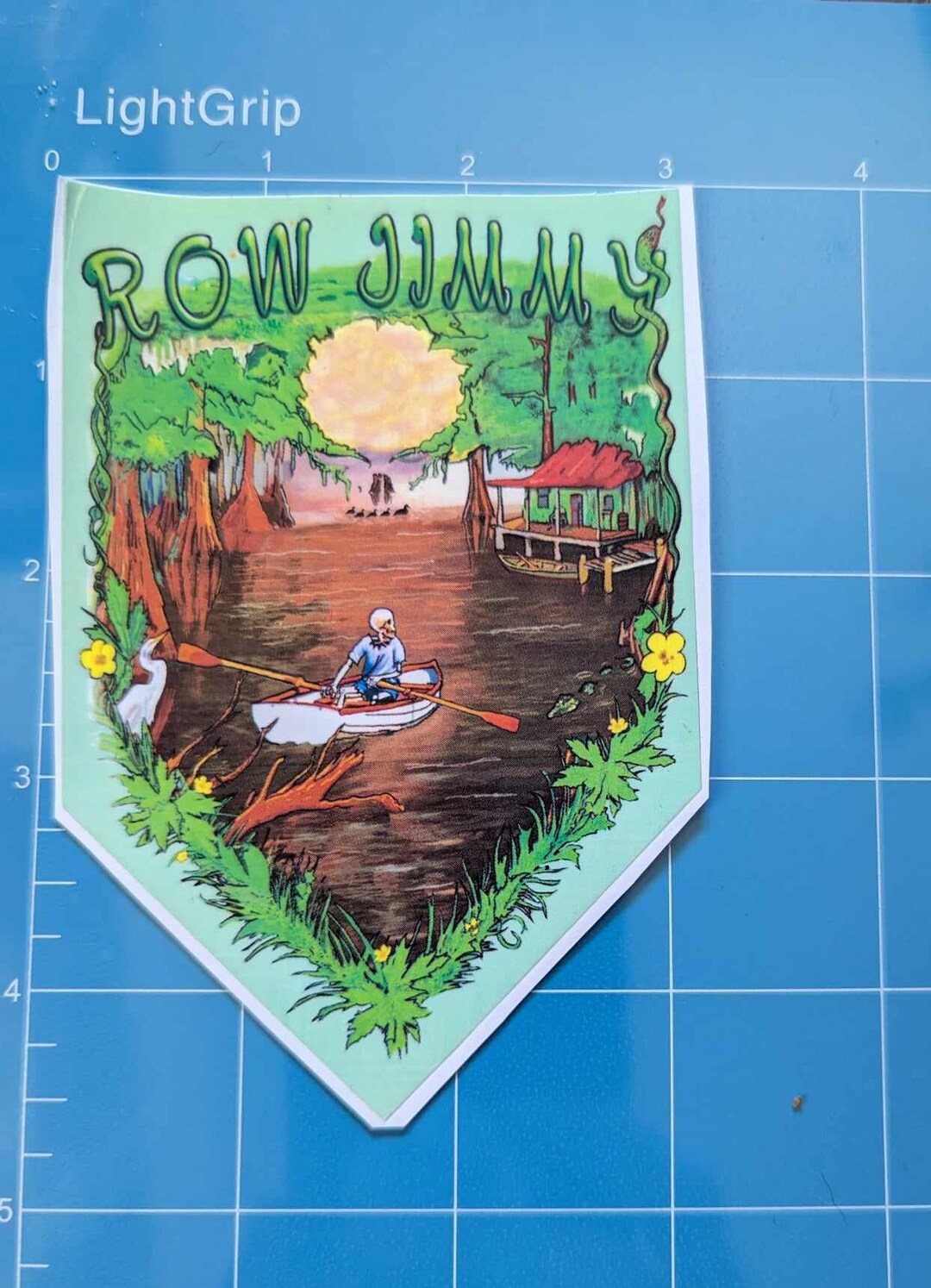 Row Jimmy Vynil Sticker Weatherproof - Etsy