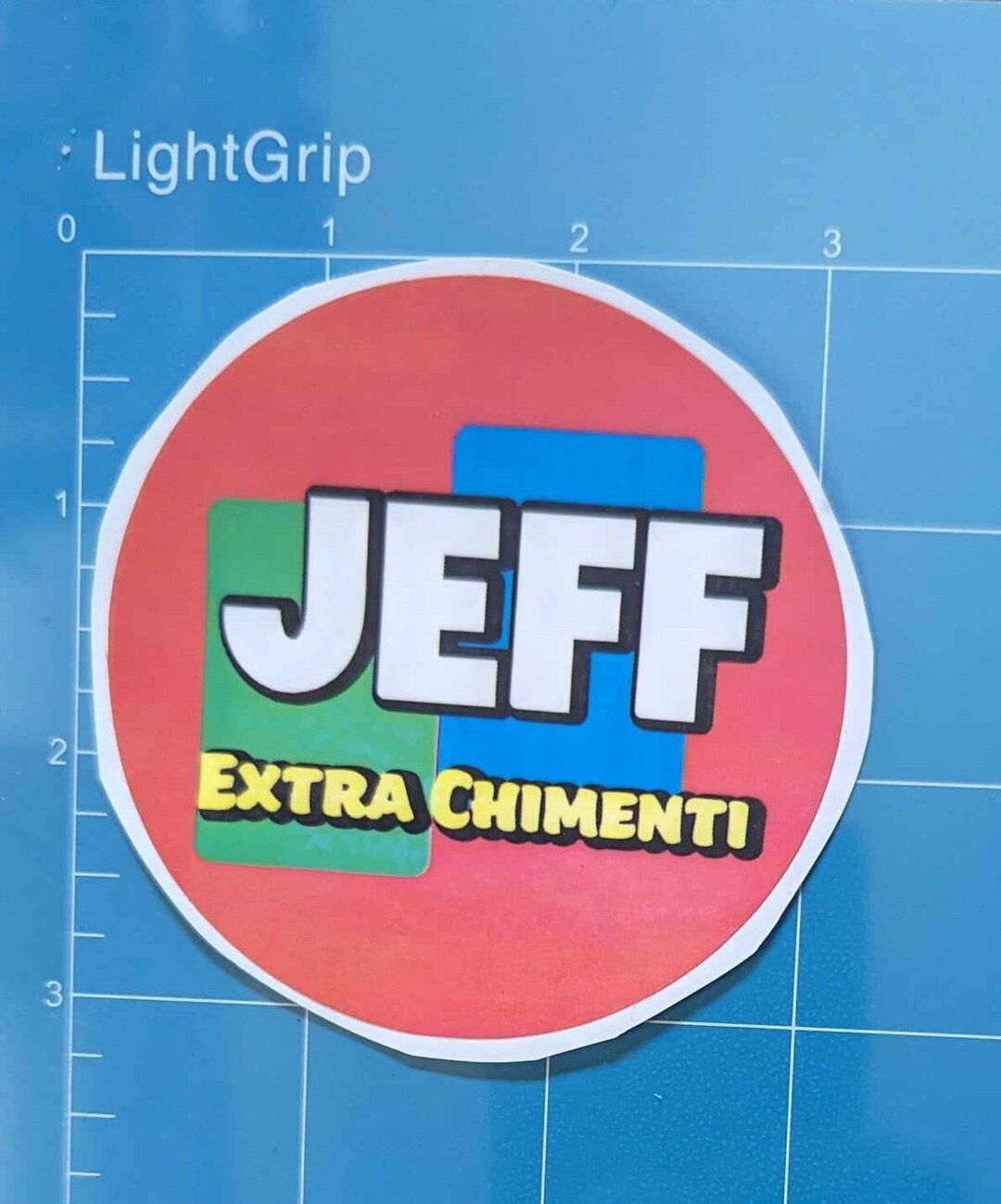 Jeff Extra Chiment Vynil Sticker Weatherproof - Etsy
