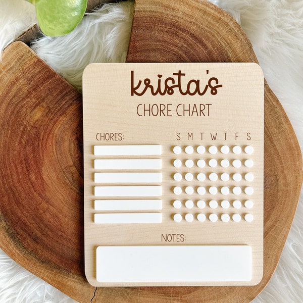 Chore List Sign - Etsy