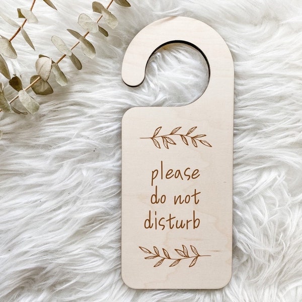 Vertical Do Not Disturb Sign - Etsy