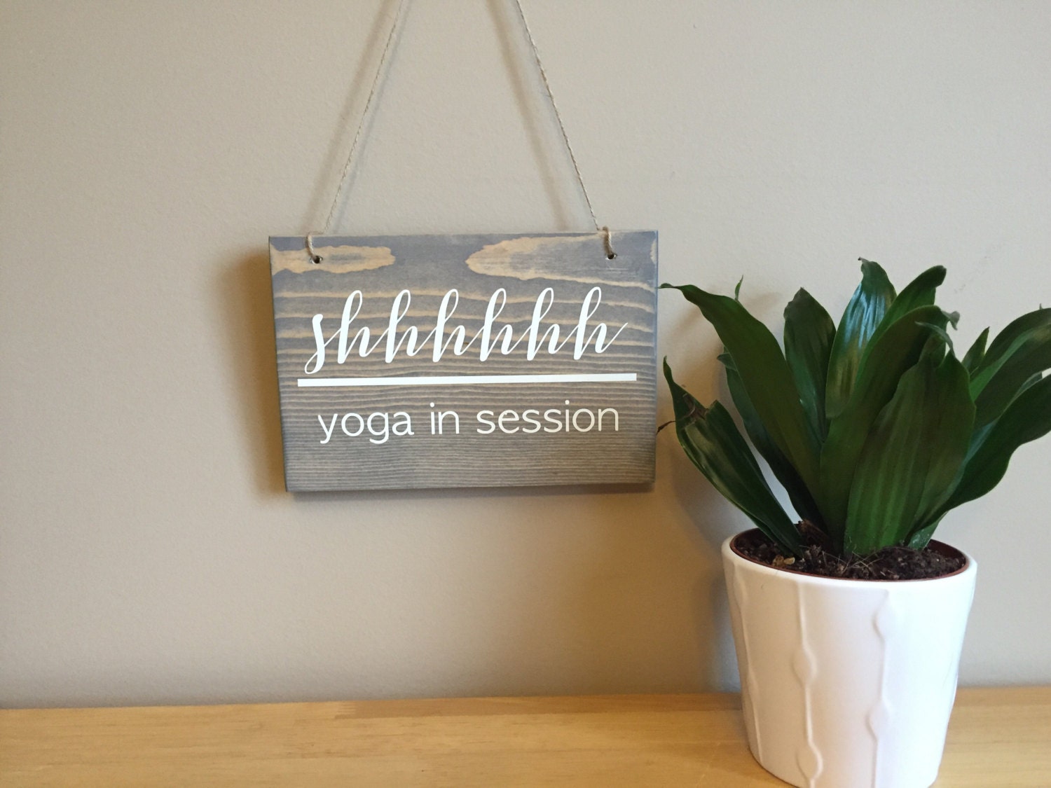 Reversible Yoga in Session Sign Storefront Sign Studio | Etsy