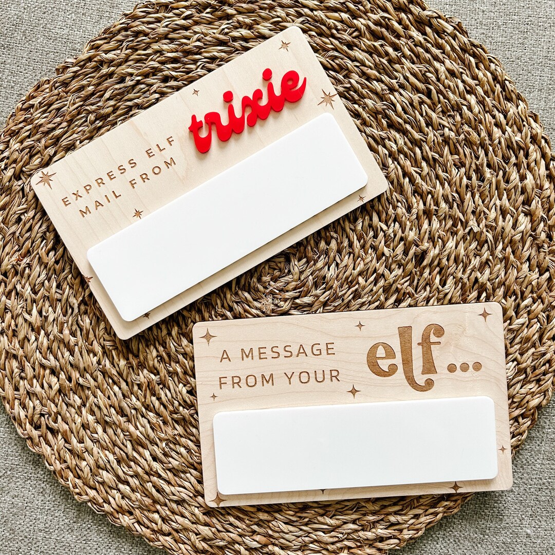 Message From Elf Note From Elf Elf Notes Daily Elf Tasks - Etsy