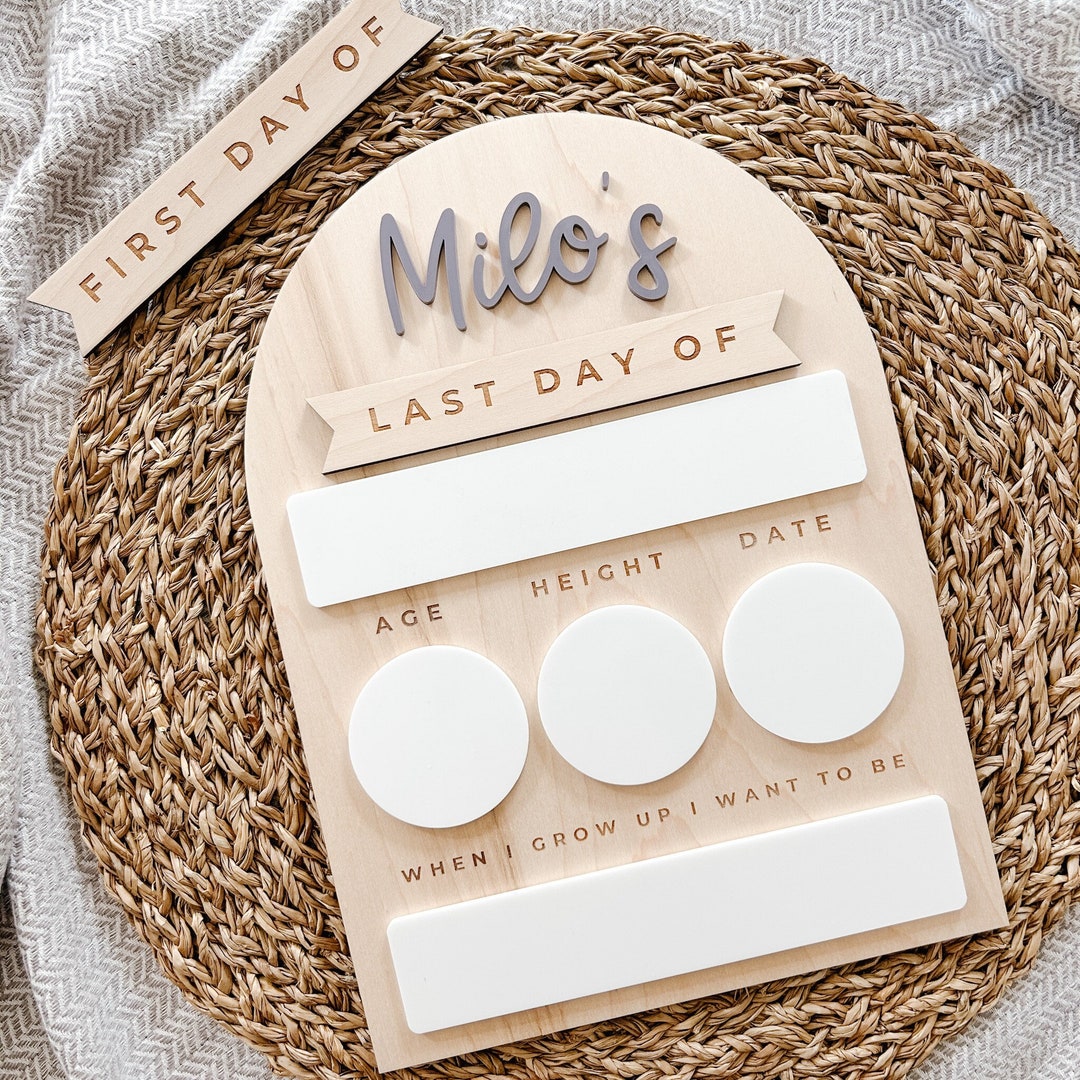 First Day of School Sign, Custom First Day of School Board, Back to ...