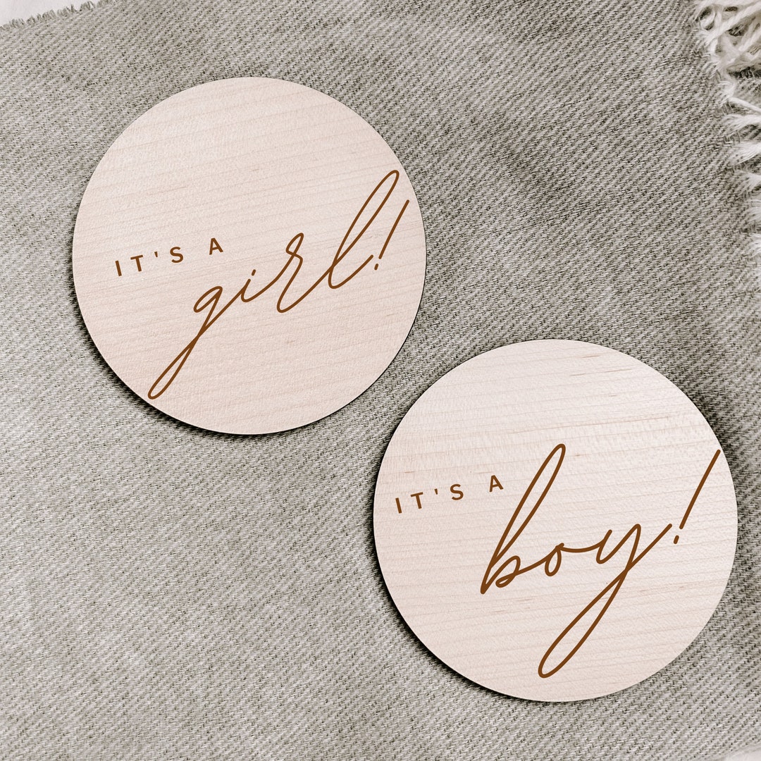 Baby Announcement, Baby Name Tag, Baby Tag, It's A Girl Tag, It's a Boy ...