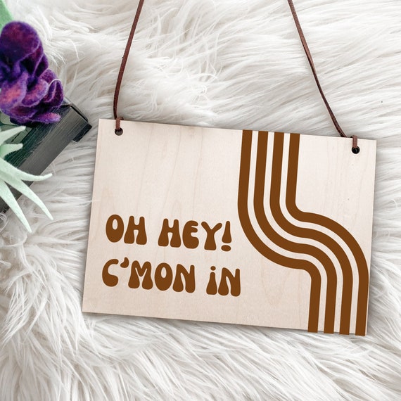 Retro Welcome Sign Come in Sign Welcome Come in Sign Open - Etsy