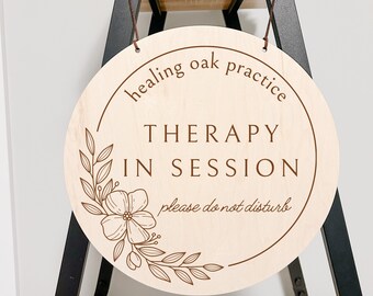 Engraved in Session Sign, Therapy in Session, in Session Sign, in ...