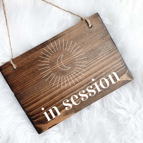 In Session Sign Please Come in Sign Counseling in Session | Etsy