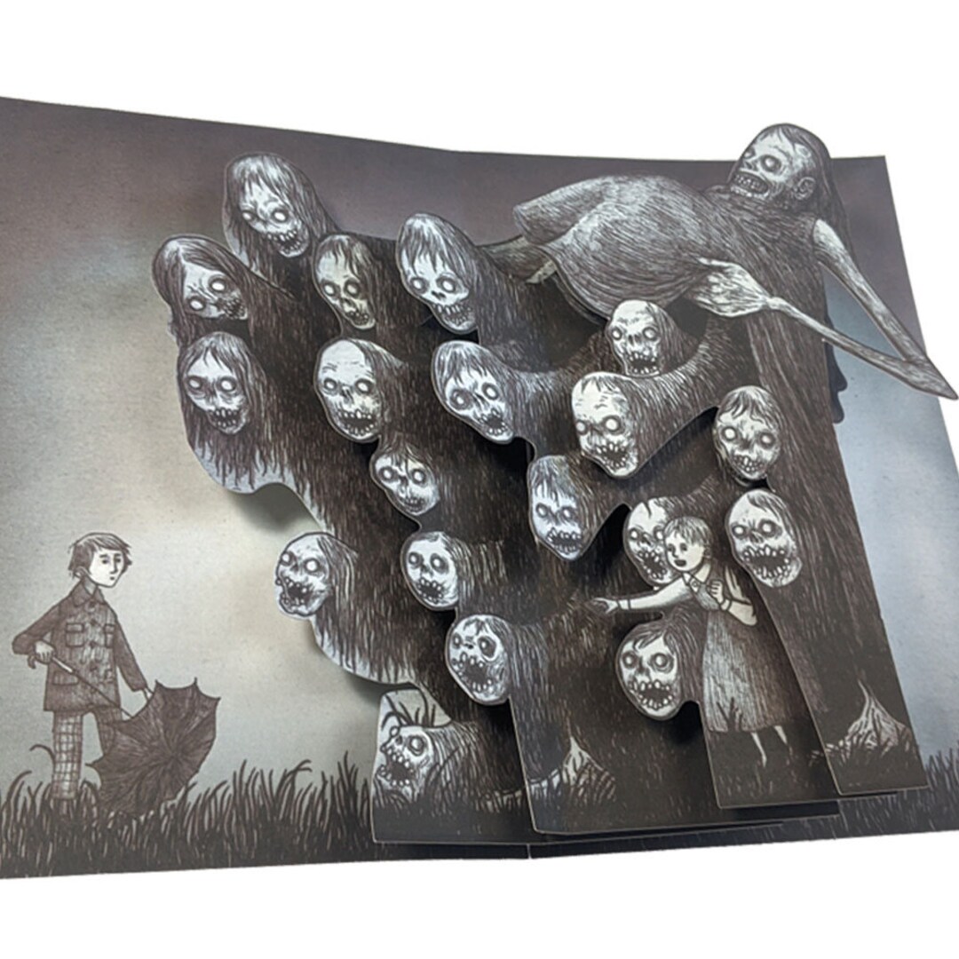 Dressed to Kill Scary Pop up Card Horror Monster Dark Art John Kenn ...