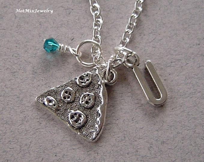 Pizza Friendship Necklaces Pepperoni Pizza Necklace Pizza Jewelry Gold ...