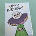 Alien Happy Birthday Card - Etsy