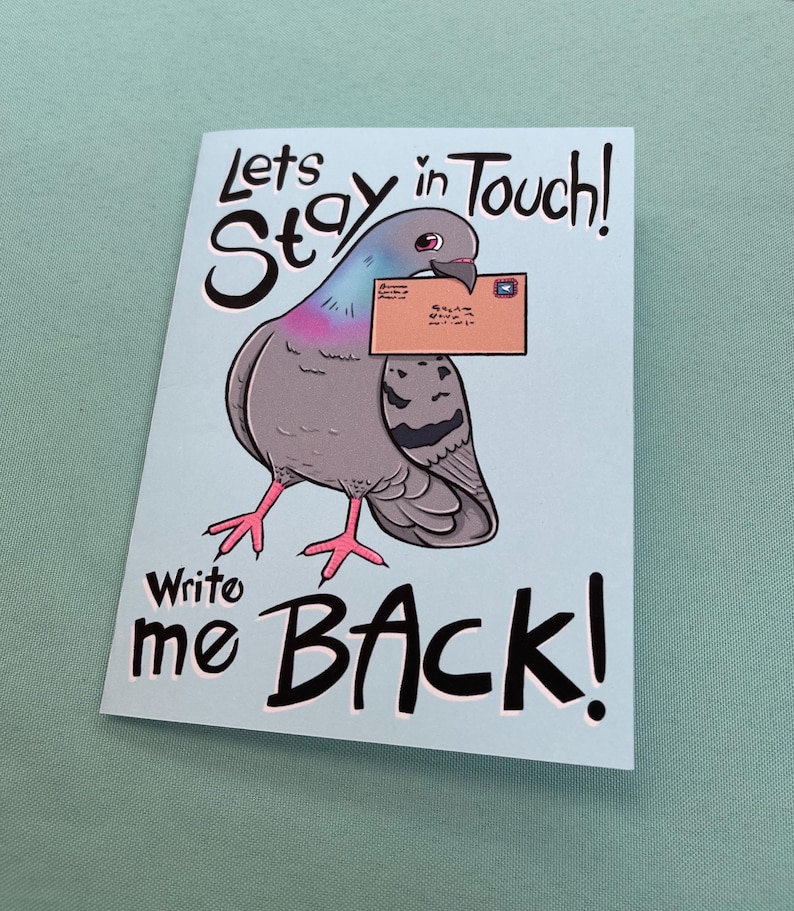 Let’s Stay in Touch Card - Etsy