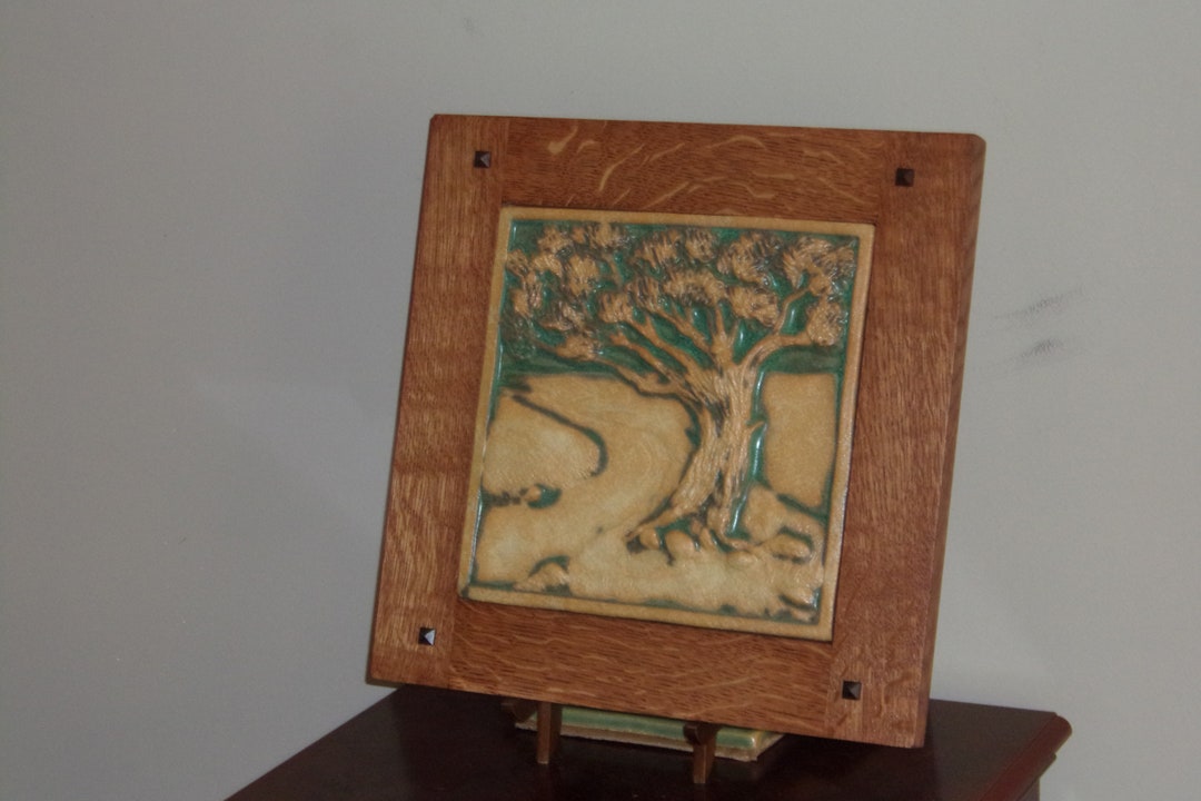 Framed Arts and Crafts Tile-mission Style Frame-large Tile-home Sweet ...