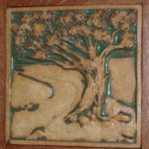 Framed Arts and Crafts Tile-mission Style Frame-large Tile-home Sweet ...
