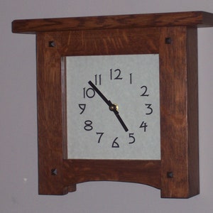 Craftsman Clock - Etsy