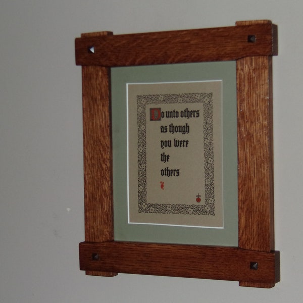Craftsman Style Picture Frame - Etsy