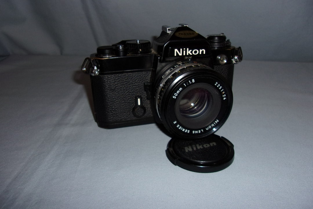 Classic Black Nikon FE Camera With Accessories - Etsy